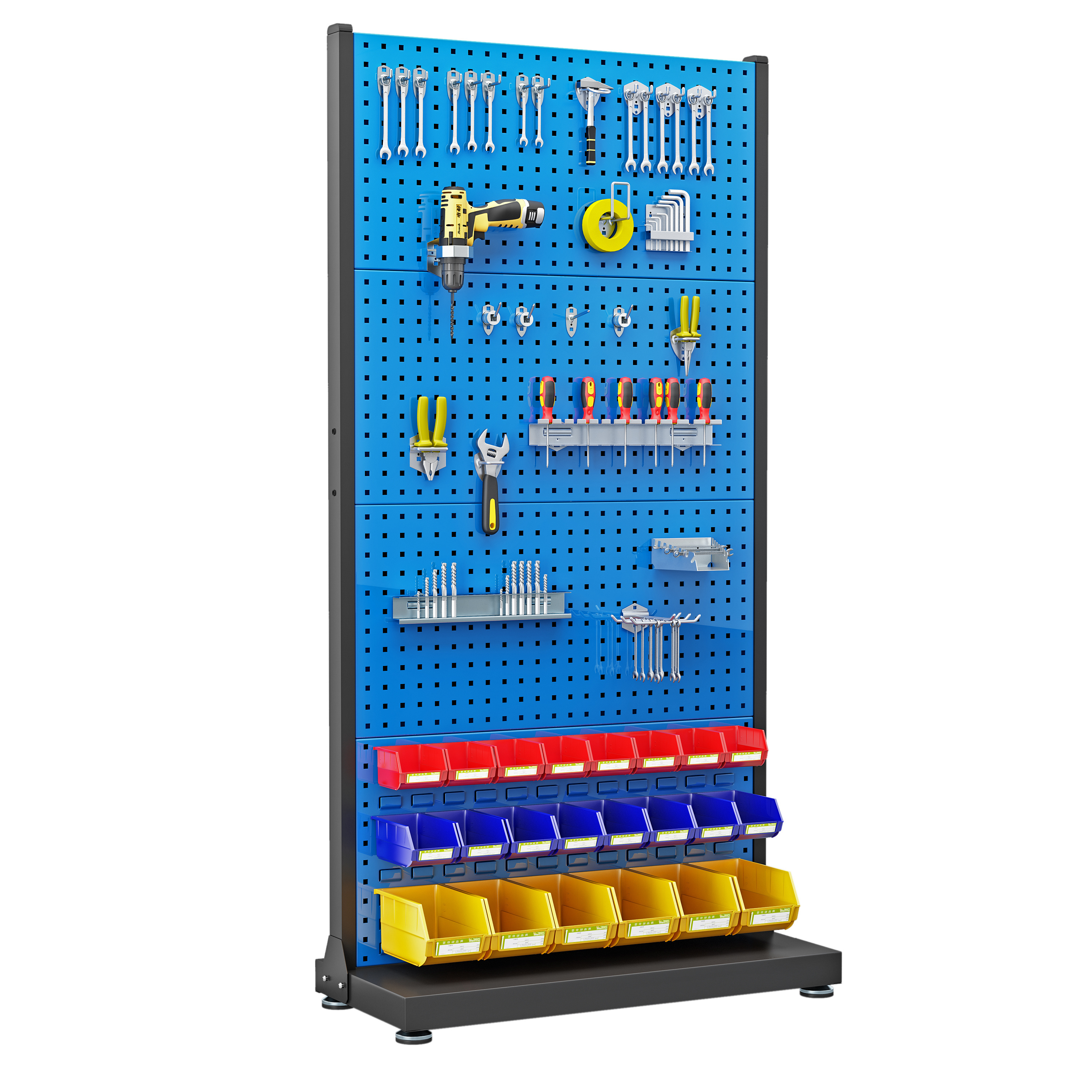 Floor hardware tool storage rack tool board and hook tool display stand ...