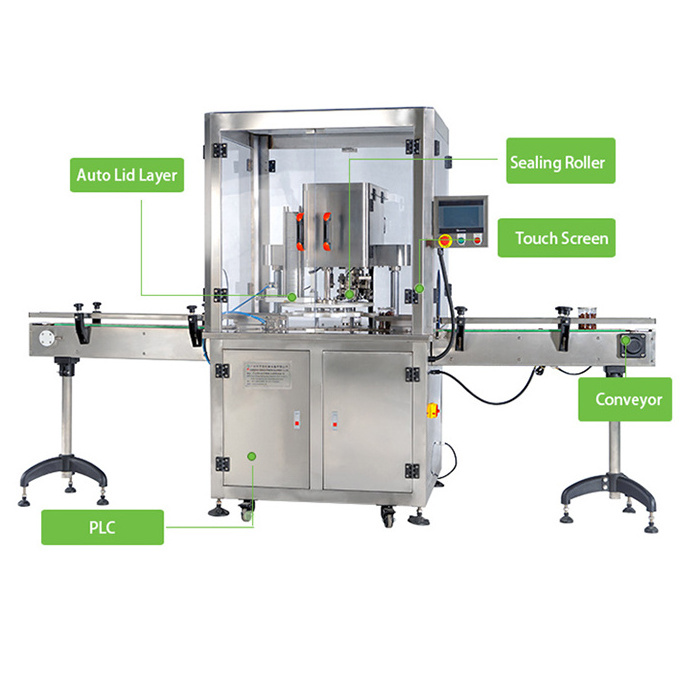 Automatic Tuna Fish Beef Canning Machine Canned Meat Sealing Machine ...