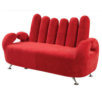 Hand shaped sofa store