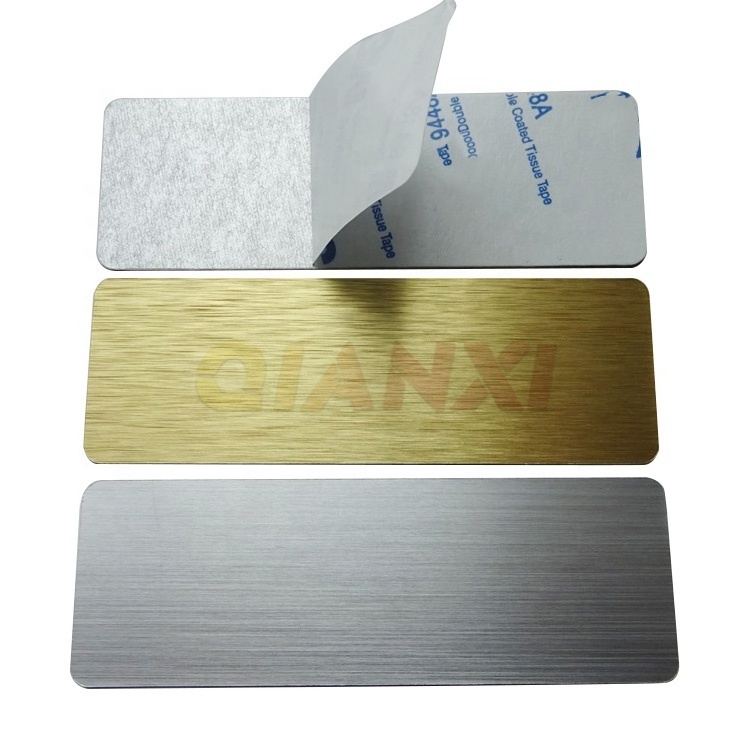 Blank metal nameplate label aluminium sign blanks stainless steel tags ...