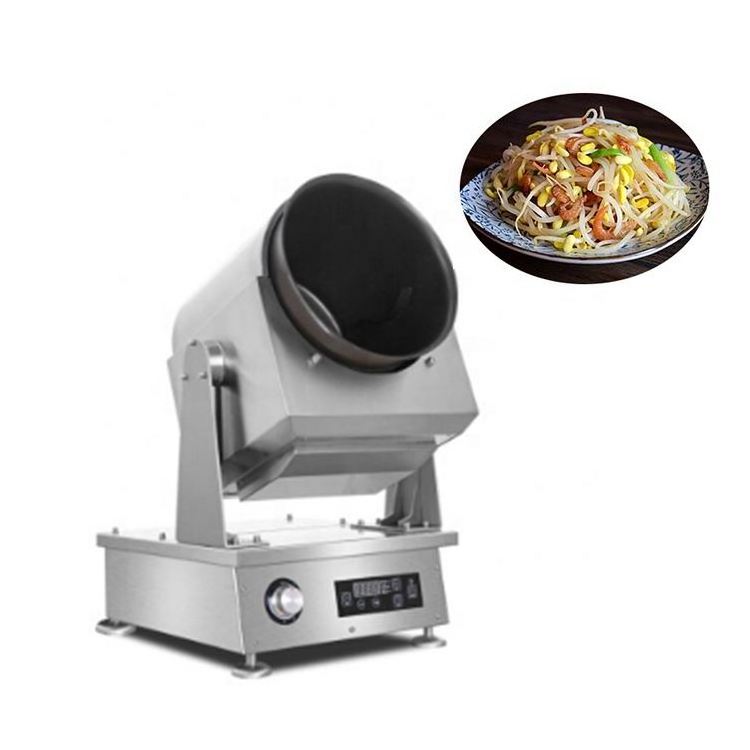 Commercial Cooker Robot Wok Fry Pan 5000W Intelligent Stir Fry Machine ...
