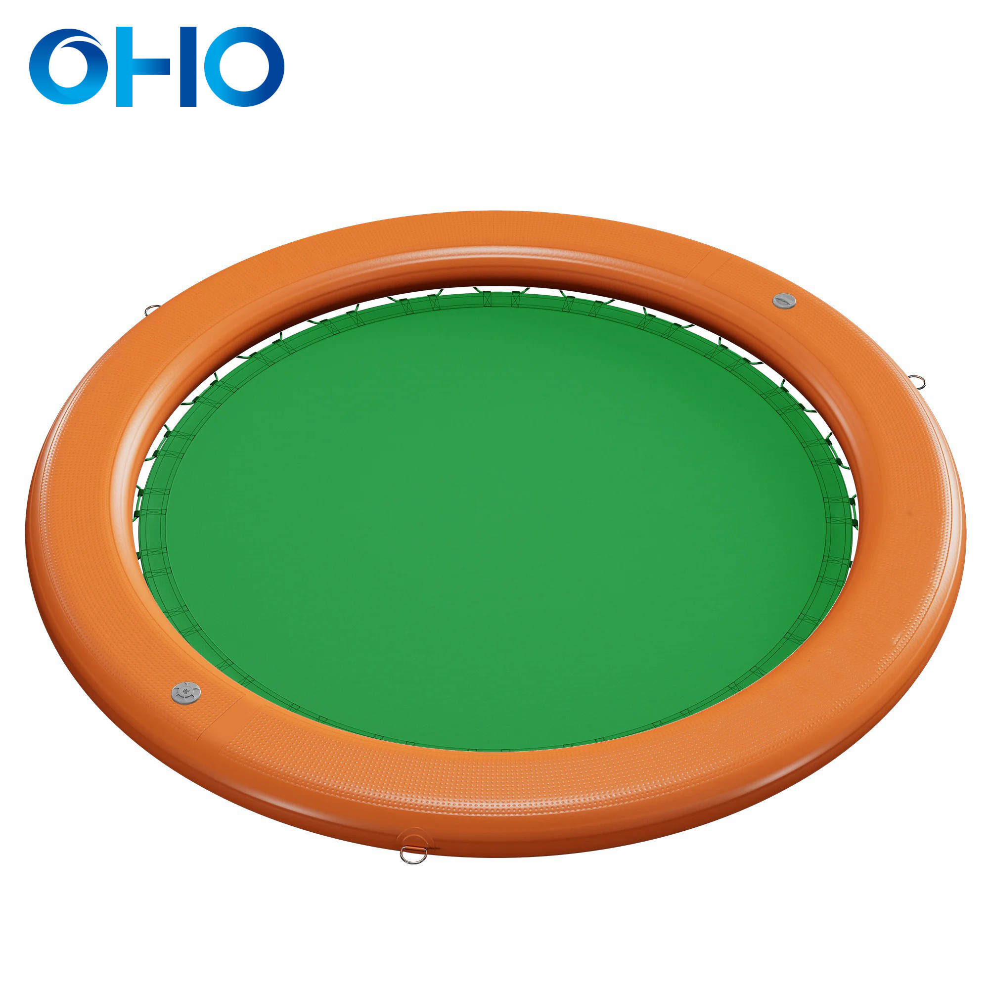 OHO Round sun pad inflatable floating water hammock pool for sea lake ...