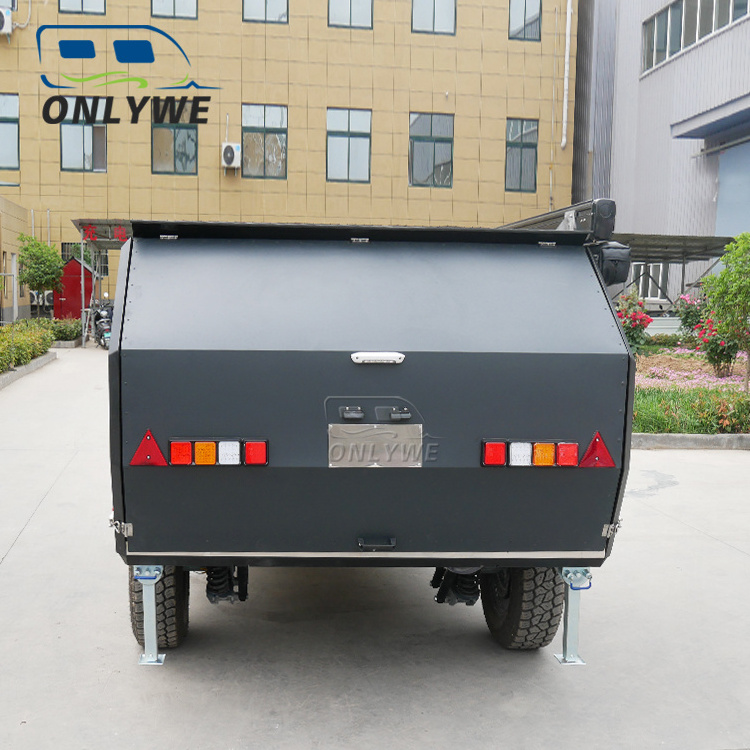 ONLYWE Factory Custom Off Road Camper Trailer Travel Trailer Australian ...