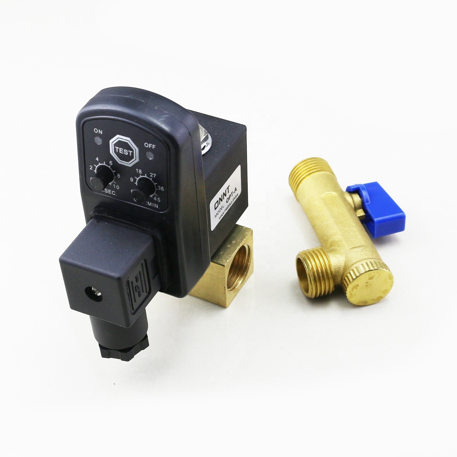 Automatic Auto Drain Valve for Air Compressor OPT 1/2 Pneumatic Timer ...