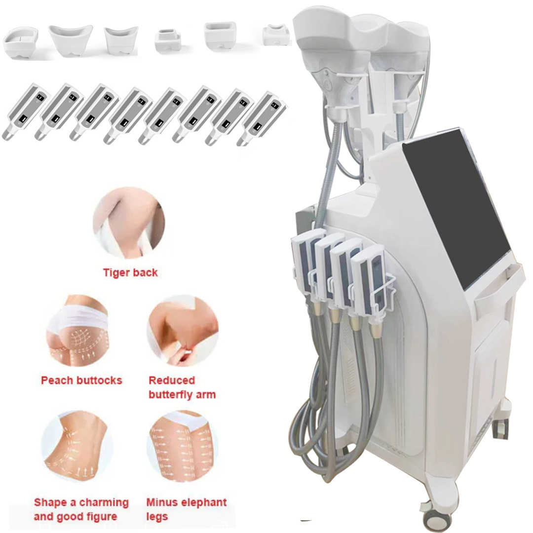 2 IN 1 cryo lipolysis cool shape machine 8 pads cryo ems slimming ...
