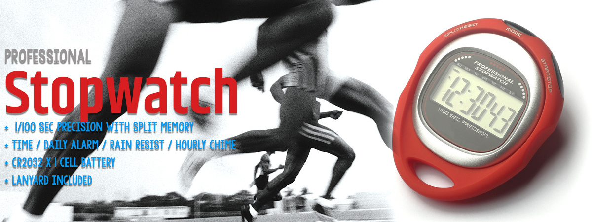 Morden Style Analog Stop Watch Digital Electronic Referee Football ...