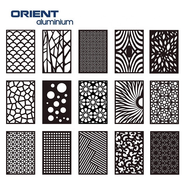 decorative laser cut metal screen aluminium laser cut metal privacy ...