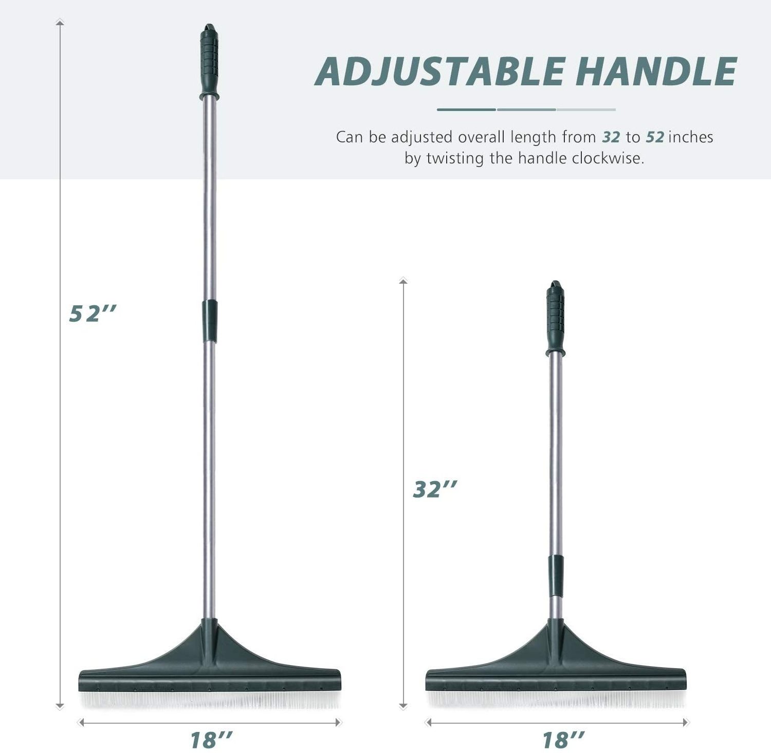 Collapsible Carpet Lightweight Artificial Grass Broom Hand Turf Rake Up ...