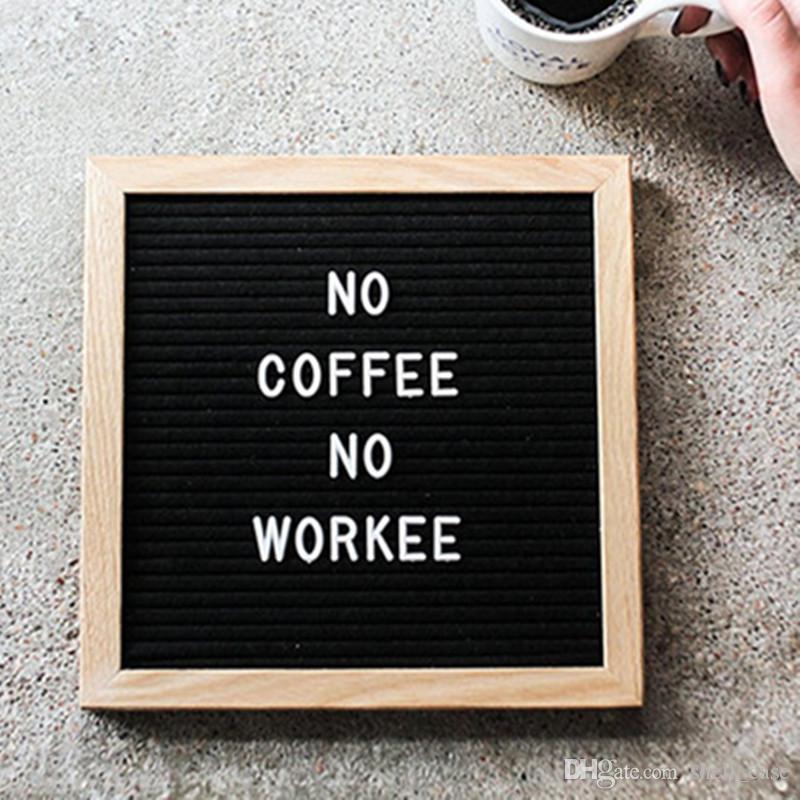 Black Felt Letter Board 10"X10" FOR IMMEDIATE DELIVERY White Changeable ...