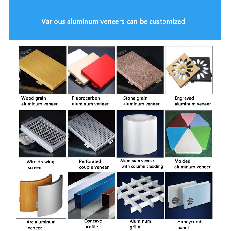 perforated metal sheet types of building facades curtain wall aluminum ...