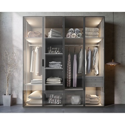 Glass almirah design store