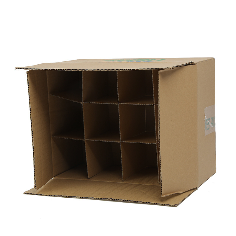 Factory Wholesale Carton 12 bottle Beer wine corrugated box packaging ...