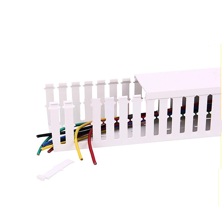PVC Wire Tray Slotted Cable Trunking Duct Customized Waterproof ...