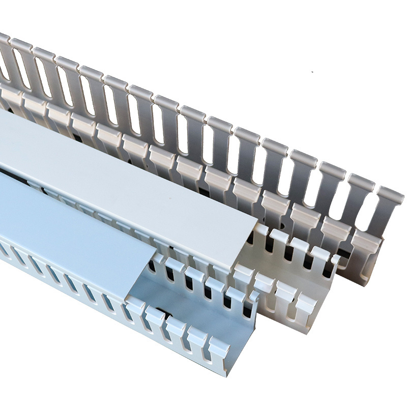 PVC Wire Tray Slotted Cable Trunking Duct Customized Waterproof ...