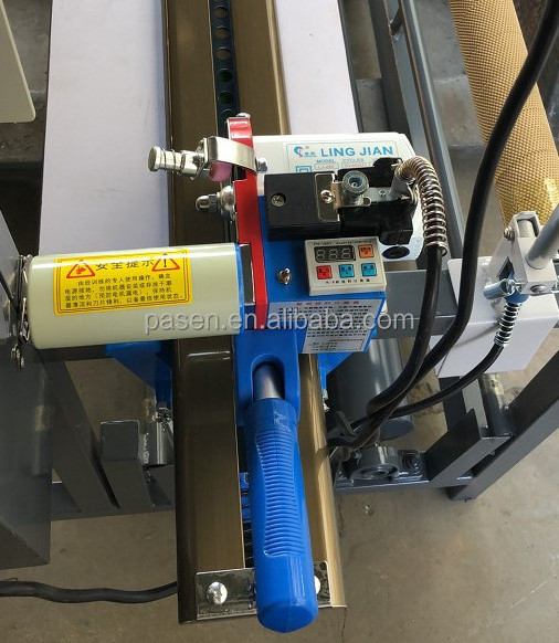 Cloth rewinder Simple textile fabric roll cutting machine fabric ...