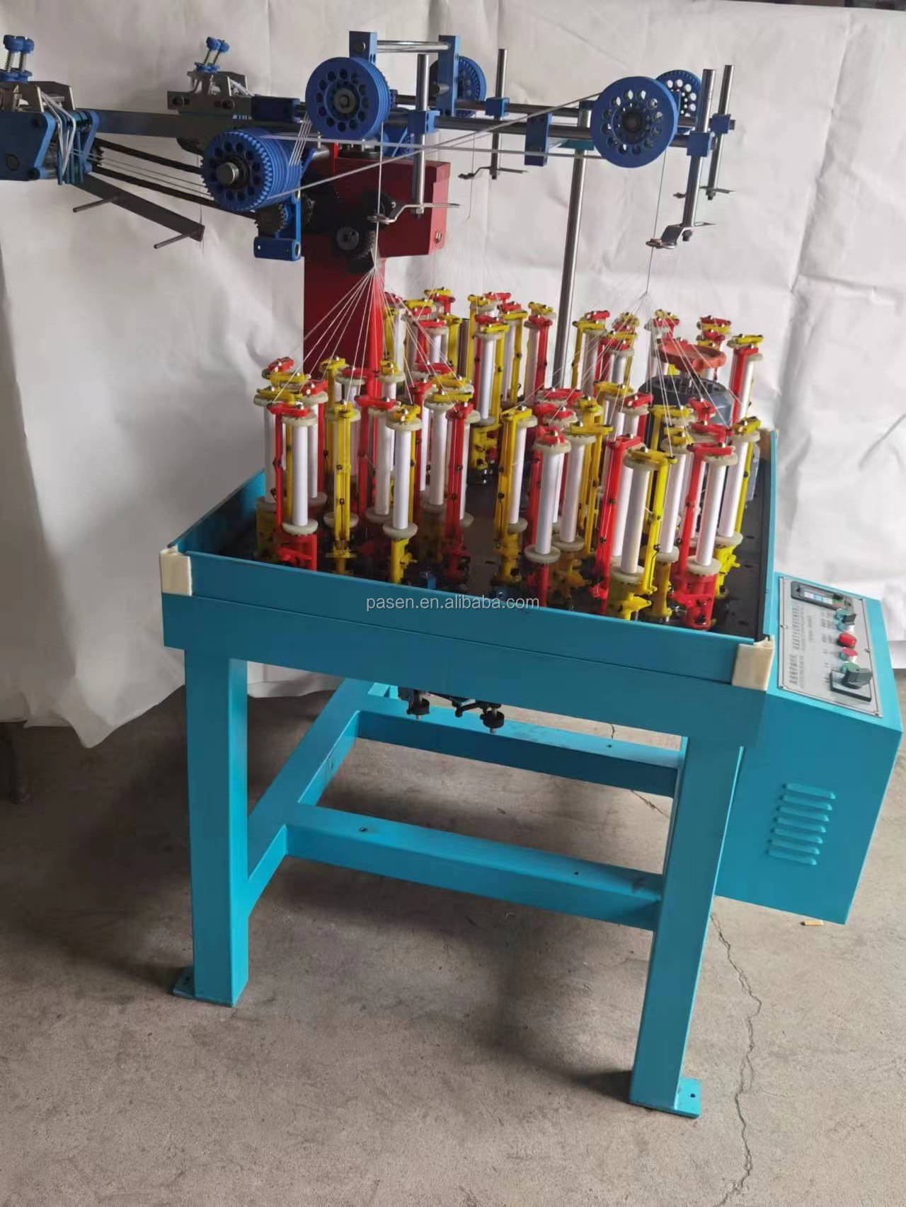 24 Spindle High Speed Fancy Cotton Braided Rope Making Machine ...