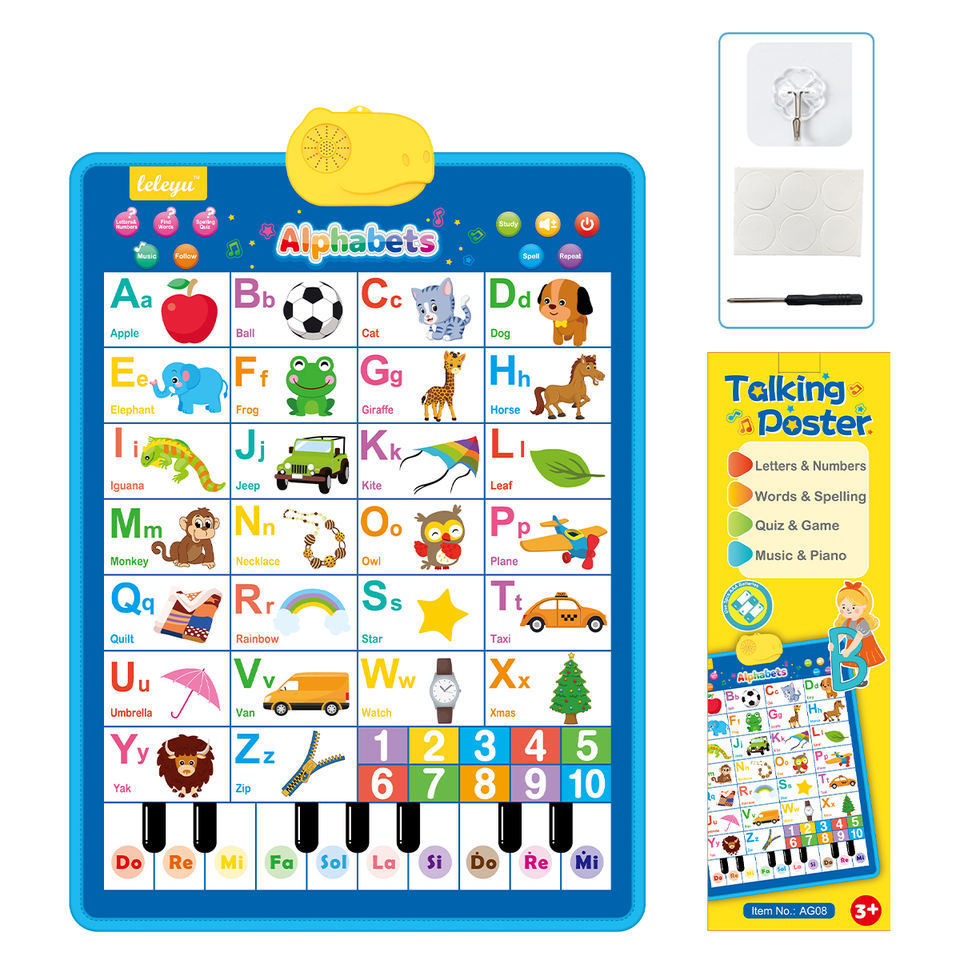 Best Kids Educational Toy Electronic Interactive Alphabet Talking ...
