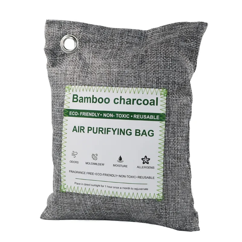 200G Bamboo Charcoal Bag Air Purification Bag Activated Carbon Bag For Household Formaldehyde Removal Use BestSuppliers