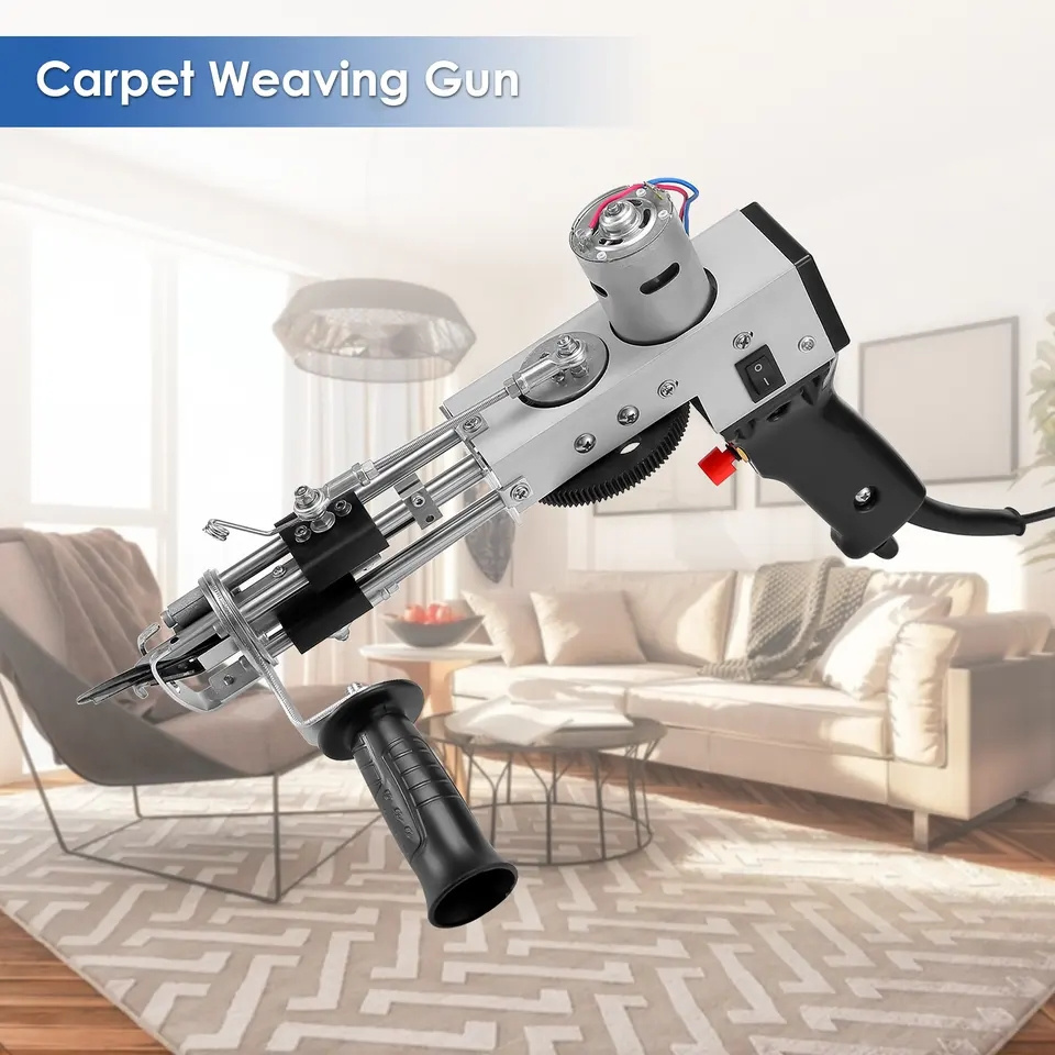 2 in 1 Cut Pile and Loop Tufting Carpet Making Electric Weaving Machine ...