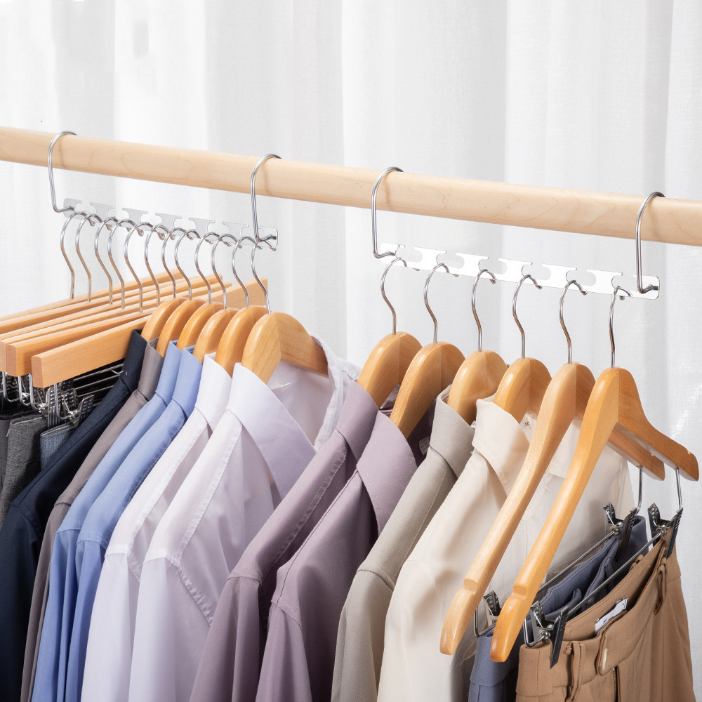 Magic hangers space saving closet Hanger Organizer for wardrobe metal ...