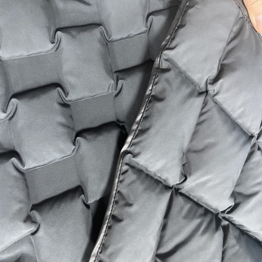 new style direct filling channel down coat jacket fabric 3 layer 5 ...