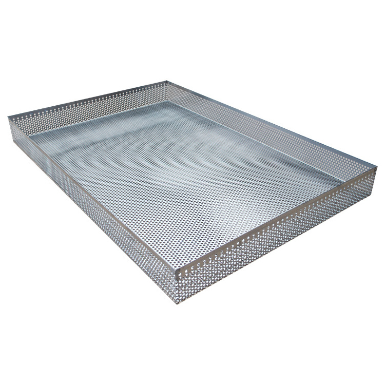PERFORATED STAINLESS STEEL VEGETABLE / FISH GRILLING TRAY ...