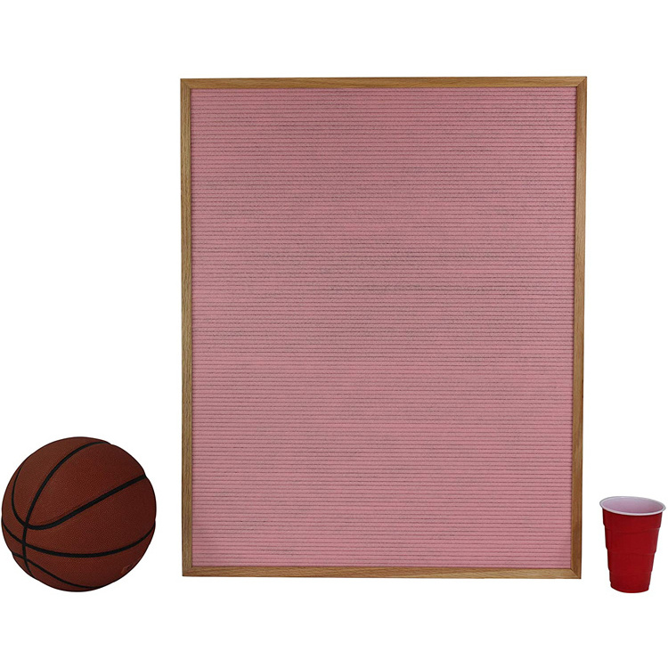 Extra Large Changeable Letter Board - Black Felt with Solid Oak Frame ...