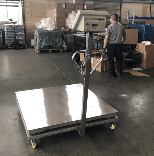 5T Mobile Scale Moving Framed Pallet Scale Industrial Weighing Digital ...