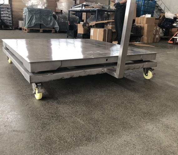 5T Mobile Scale Moving Framed Pallet Scale Industrial Weighing Digital ...