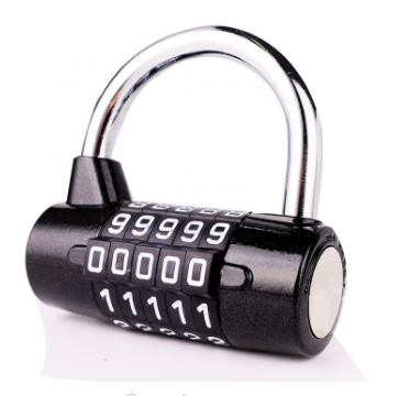 5-digit code security password zinc alloy padlock for gym toolbox ...