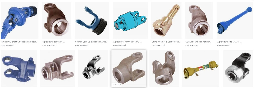 Agricultural Yoke Clutch Rotavator Pto Cross Joint Cardan Shaft ...