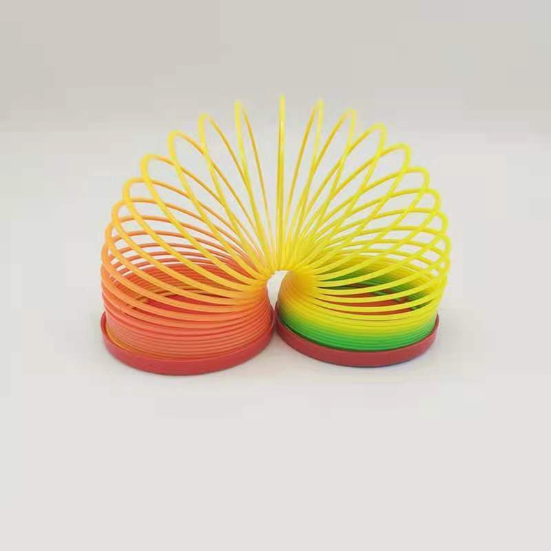 Plastic Folding Rainbow Magic Spring Coil Toys free shipping children ...