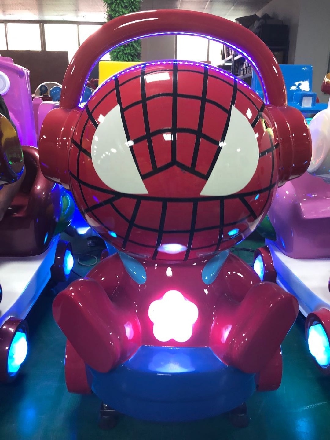 Spider man Kids Kiddie ride on car coin operated games machine ...