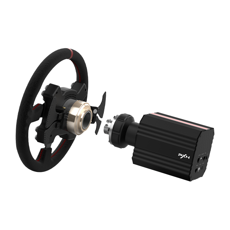 PXN V12 10nm Force Feedback Direct Drive Gaming Sim Racing Wheel For Pc, Driving Simulator ...