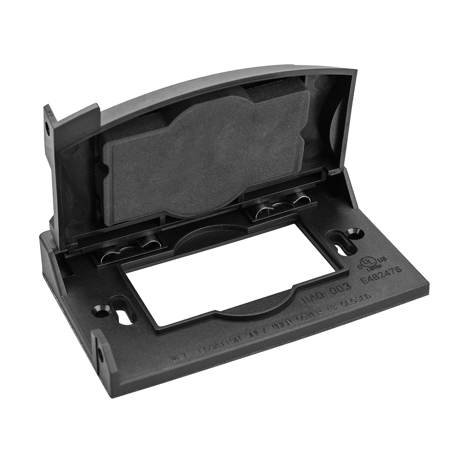 POC-04 Wall Socket/Switch Lockable Plastic Waterproof Cover With Wall ...