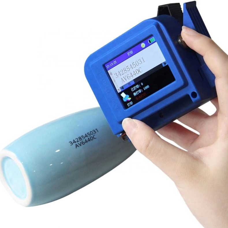 12.7mm Mini Expiry Date Batch Number Handheld Inkjet Printer for ...