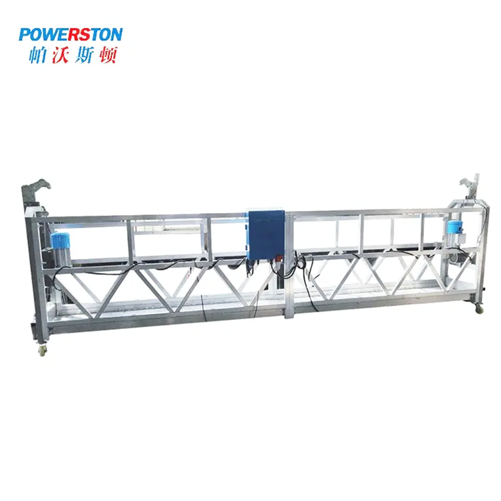 High Safety Factor Aluminum Work Aerial Facade Gondola Scaffolding ...