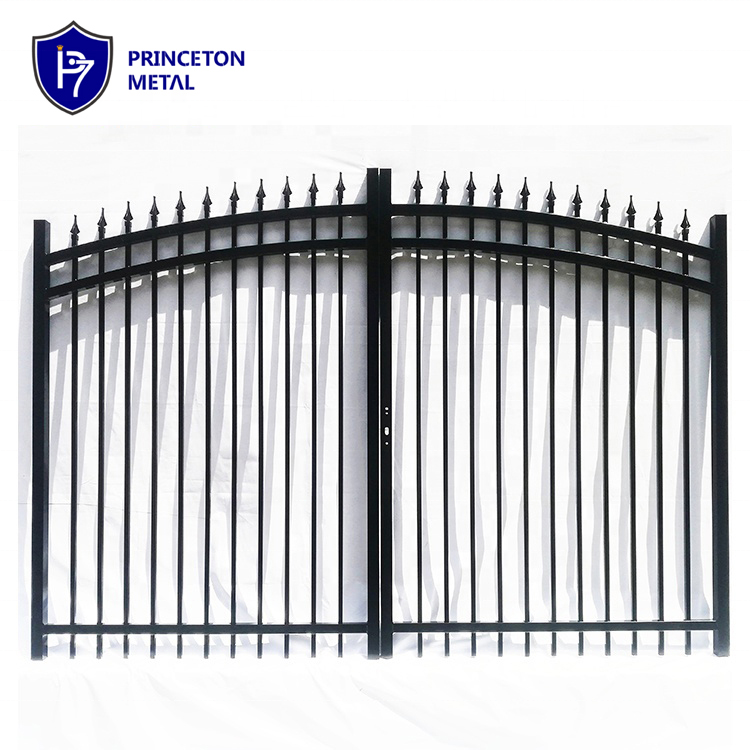 custom garden house boundary wall tubular suspension aluminium double ...