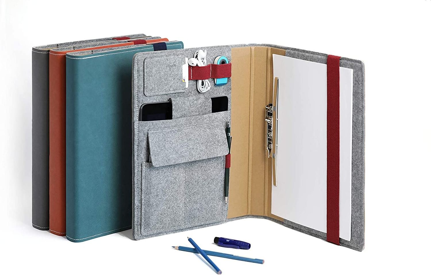 Wholesale Document Folder A4 Multifunctional Writing Briefcase Faux ...