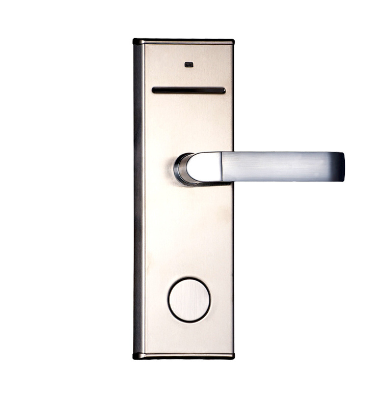 smart door lock IC card reader insert intelligent hotel lock With Level ...