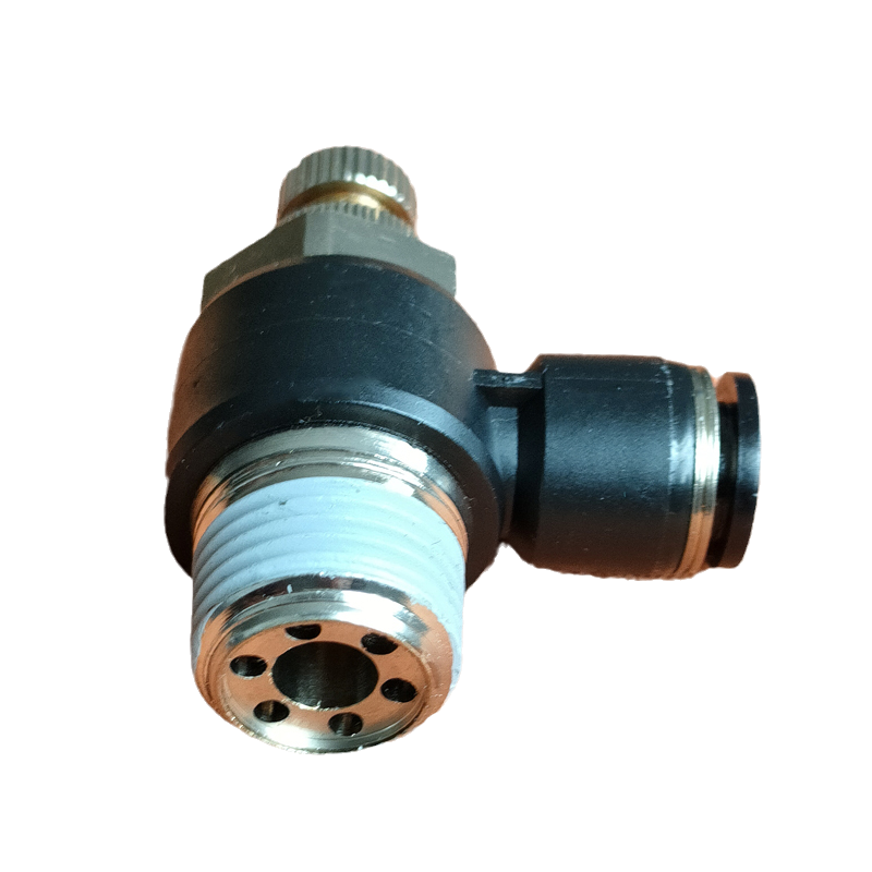 SL SC Air Flow Speed Control Valves Pneumatic Cylinder Throttle Valve ...