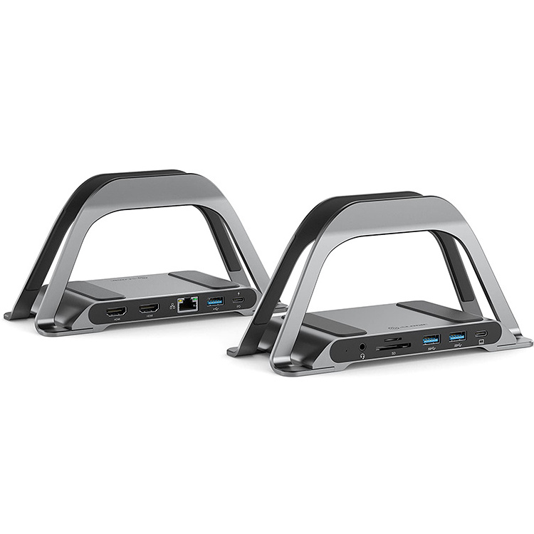 Usb C To Mini Displayport Hub powered usb Fast Type 4K Docking 6 ports ...