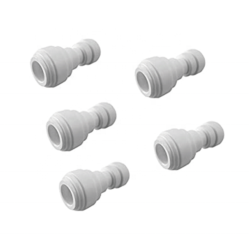 1/4 Inch Union Straight Tube RO Quick Connector Water Filter Fittings ...
