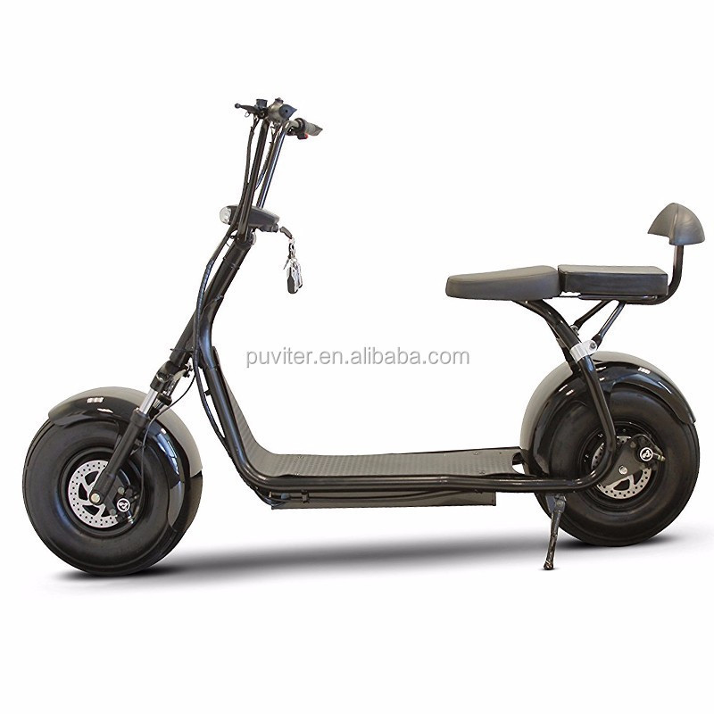 2020 NEW motorcycle 1000W Electric Scooter Two Wheels Big Tire Citycoco ...