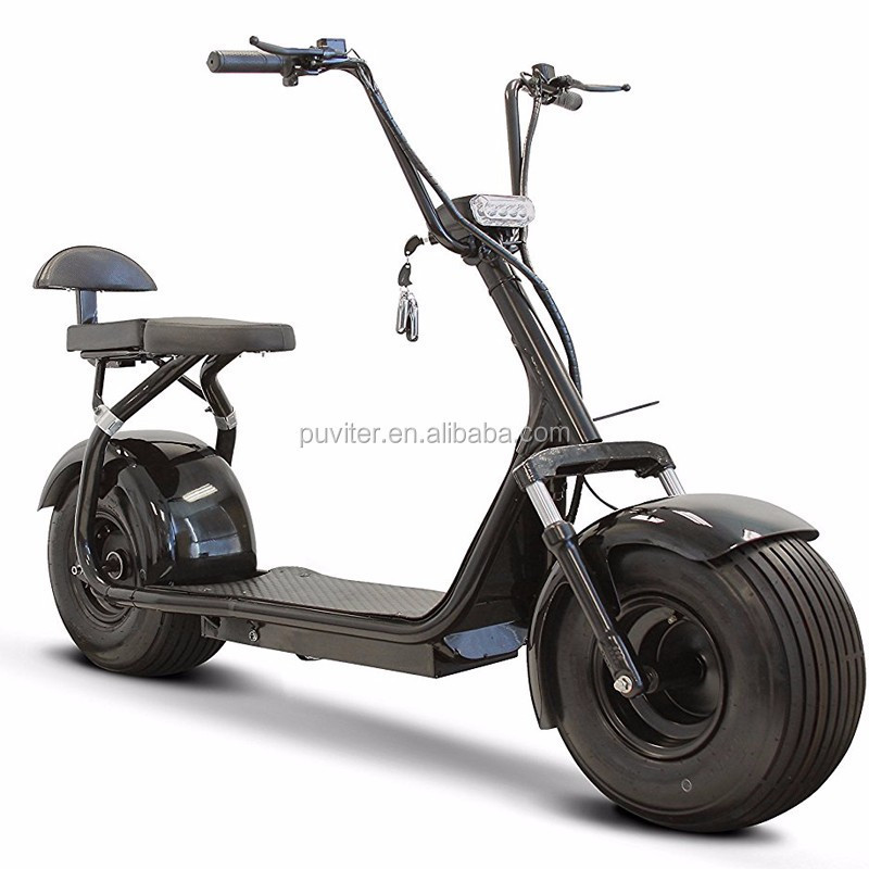 2020 NEW motorcycle 1000W Electric Scooter Two Wheels Big Tire Citycoco ...