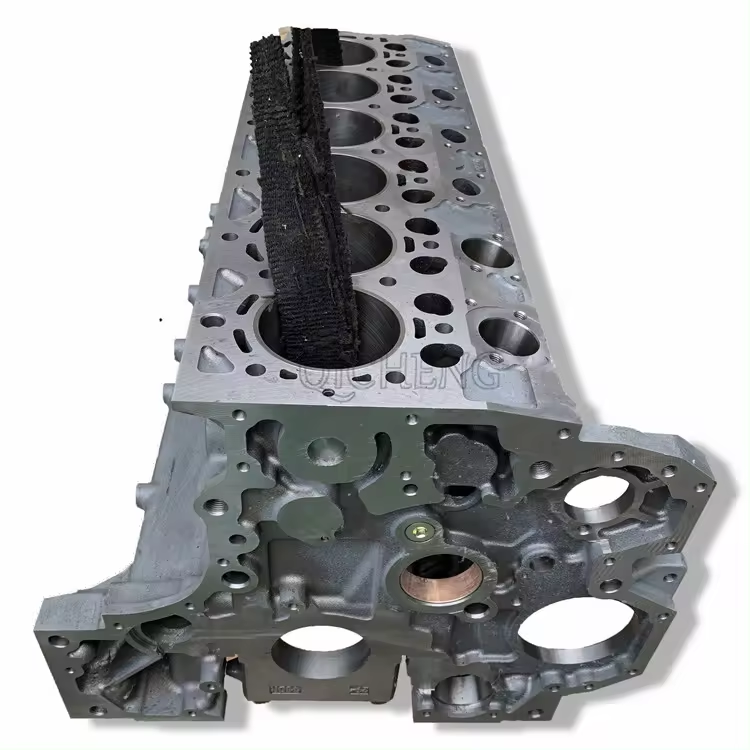 Excavator Diesel Engine Cylinder Block assembly EC210B short block assy ...