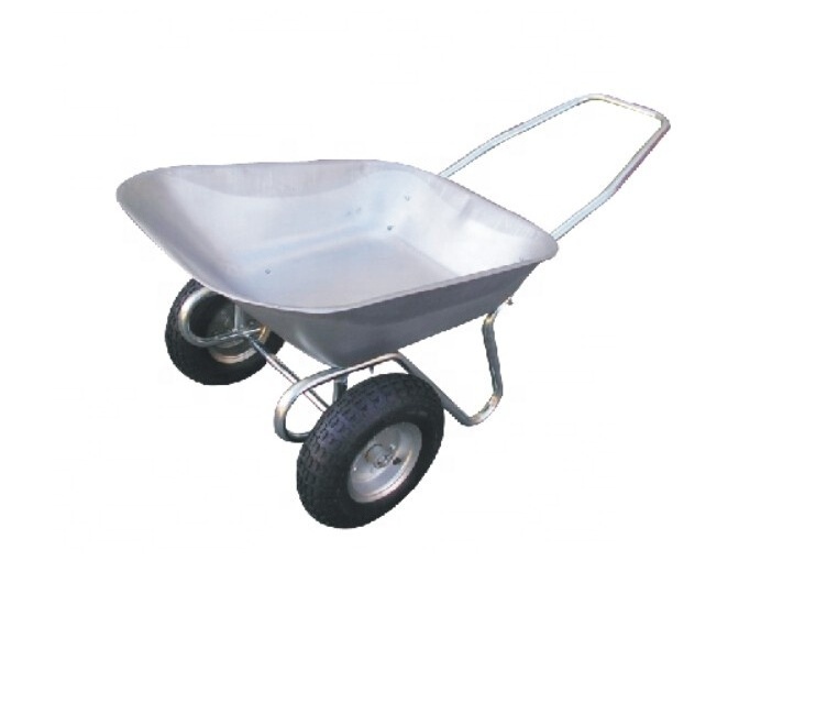 Two Pneumatic Wheel Tipper Wheelbarrow WB6211 65 Litre wheel barrow ...