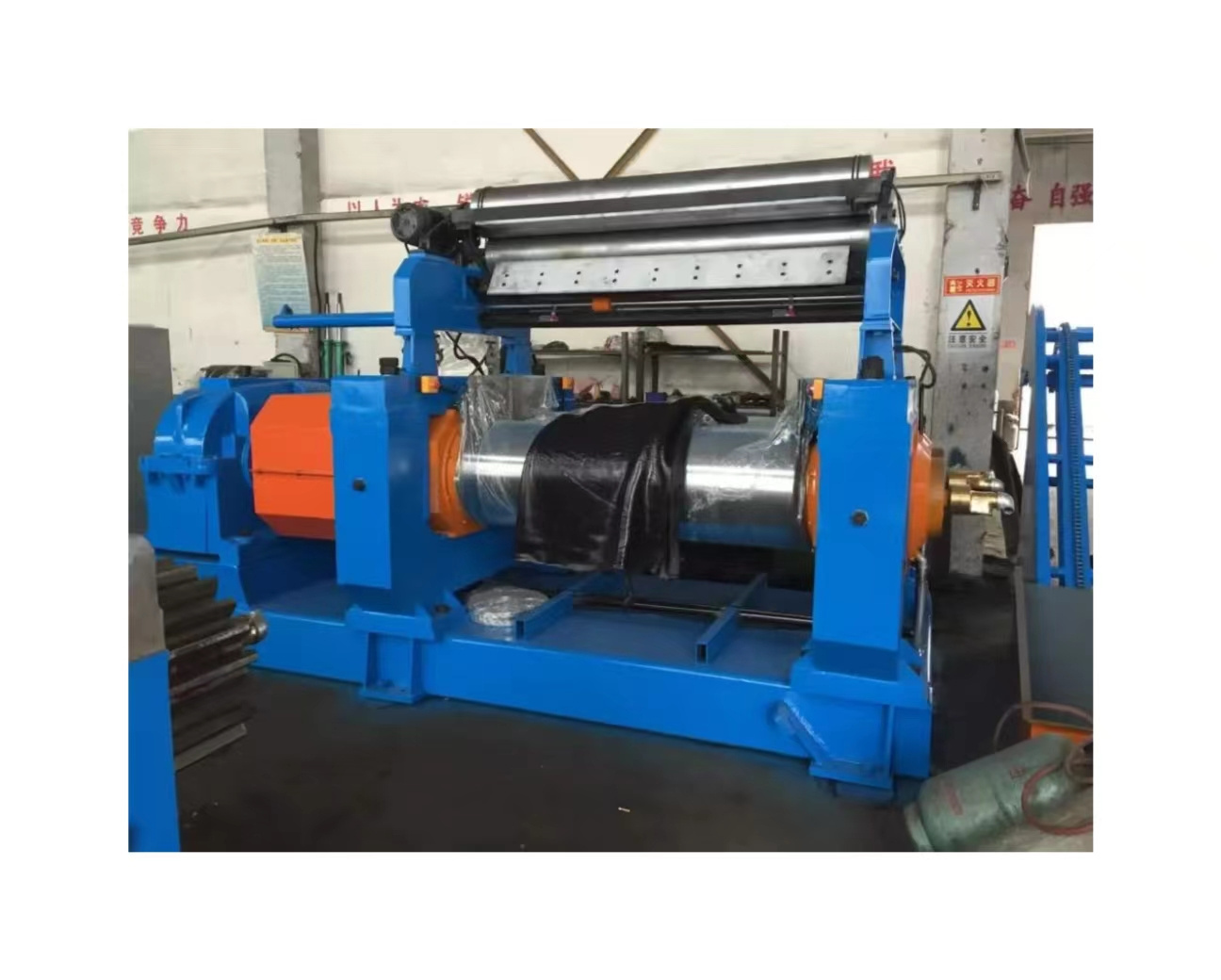 Automatic two roll open mixing mill / rubber mixing mill / open mixer ...