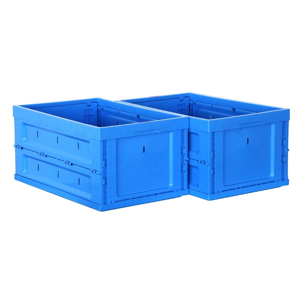 EU type easy stacking plastic collapsible storage container for ...