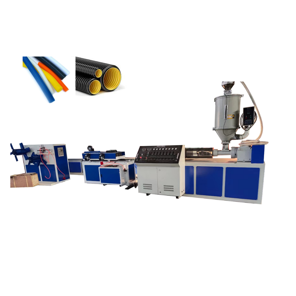 PVC Corrugated Sewer Black Double Wall Reinforcement Flexible Plastic ...